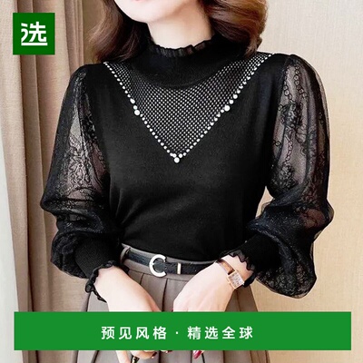 【日本直邮】Amulet　女士　衬衫・女用衬衫时尚休闲百搭 高级感