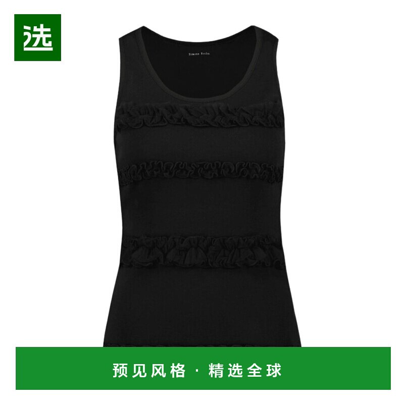 香港直邮SIMONE ROCHA 女士背心吊带 53450553BLACK SS2025