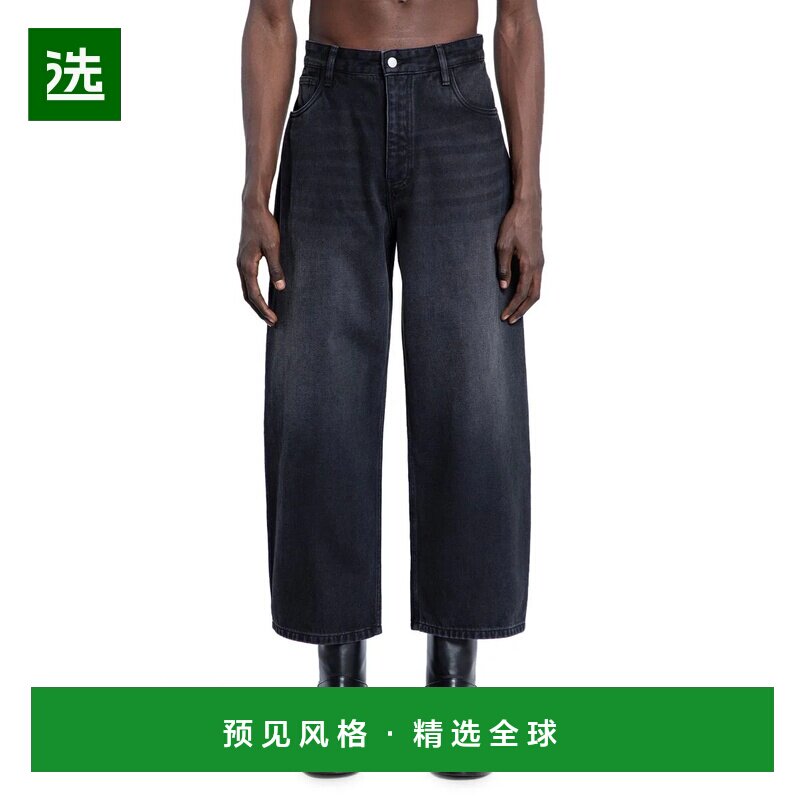 香港直邮STUDIO NICHOLSON 男士休闲裤 PAOLOSNM1023WASHEDBLACK