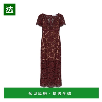 香港直邮SELF-PORTRAIT 女士连衣裙 AW25096MBU0BURGUNDY AW2025