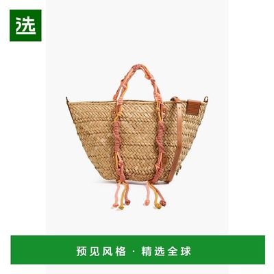 香港直邮ZIMMERMANN 女士 草编手提包 3571SS24CORALMULTI单肩包