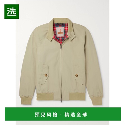 1h可退 香港直邮Baracuta 男士 G9 Harrington 棉混纺夹克 BRCPS0