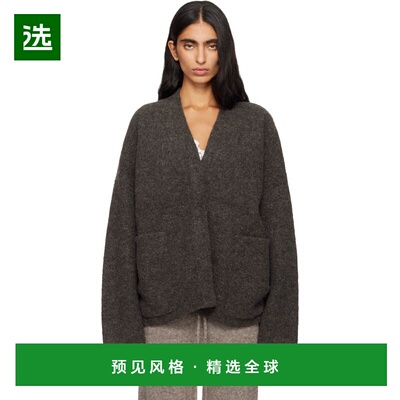 1h可退 香港直邮Lauren Manoogian 女士 灰色开衫 AW25C1372Y119