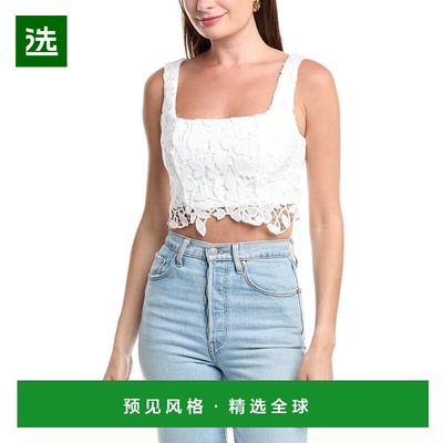 1h可退 【美国直邮】milly 女士 背心吊带蕾丝上衣