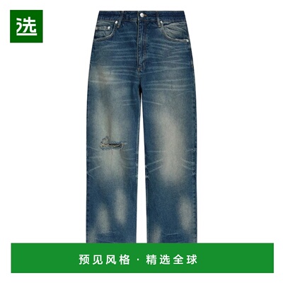 香港直邮MISBHV 女士牛仔裤 251W302CRAZYBLUE AW2025 蓝色 褪色