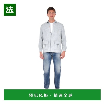 香港直邮BOGLIOLI 男士夹克 62100WFB50230620 AW2025 天蓝色