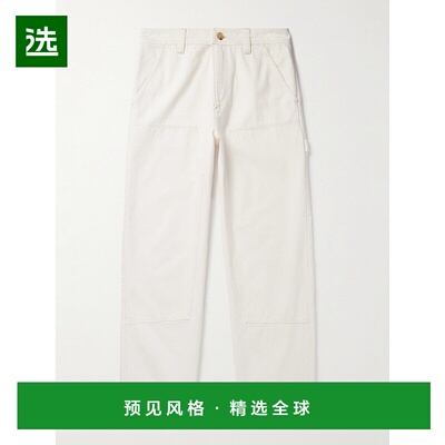 香港直邮1h可退 A.P.C. 男士 Gustav 直筒有机棉质斜纹布裤子 COG