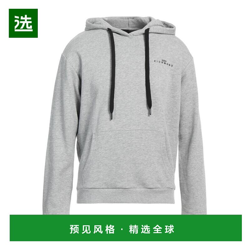 1h可退 【美国直邮】john richmond 男士 帽衫运动夹克衫长袖卫衣