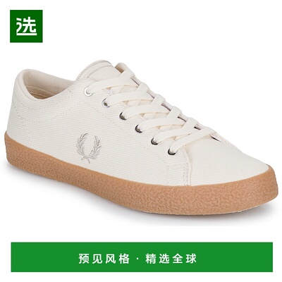 欧洲直邮FRED PERRY  男鞋 春夏 低帮板鞋 BASELINE HEAVY TWILL