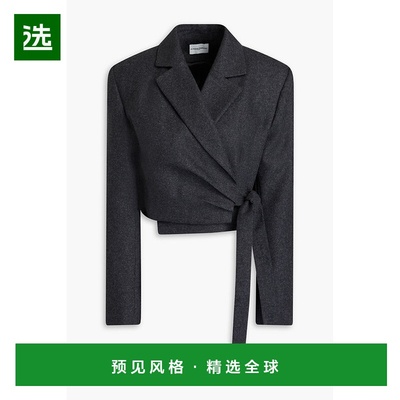 1h可退 香港直邮CLAUDIE PIERLOT 女士 短款羊毛混纺西装外套 CFP