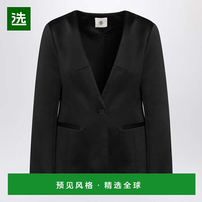 THE GARMENT 女士 黑色单排扣棉混纺夹克 20984PL【付后1h可退】