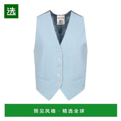 1h可退 香港直邮Semicouture 女士 蓝色夹克 Y3WM01GES02