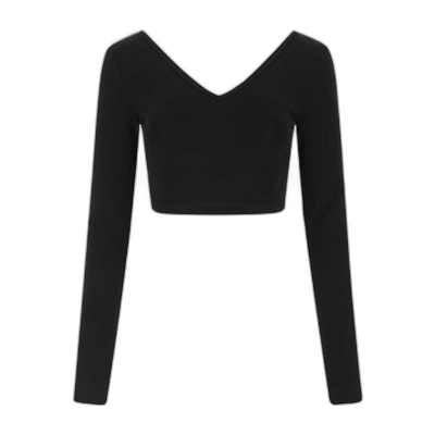 香港直邮Givenchy 短款长袖V领罩衫女装纪梵希上衣 BW60X2301F