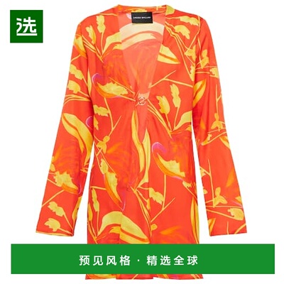 1h可退 香港直邮Louisa Ballou 女士 迷你圆环真丝棉质土耳其式长