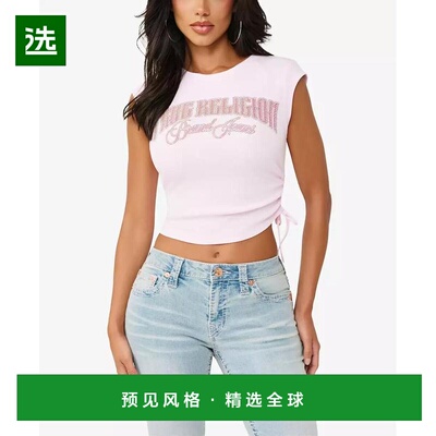 【美国直邮】true religion 女士 上装T恤短袖上衣