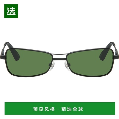 1h可退 香港直邮Jacquemus 男士 黑色 The Stazione 太阳镜 JAC11