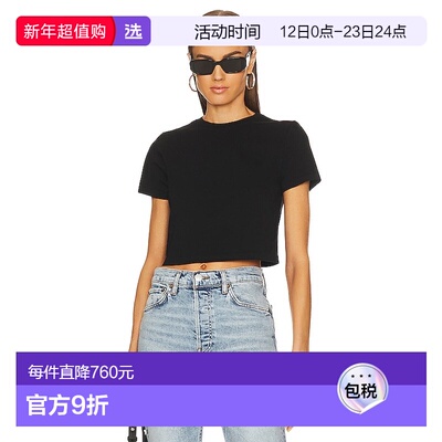 1h可退 香港直邮redone 女士 x Hanes 超细T恤 13702WMICROT