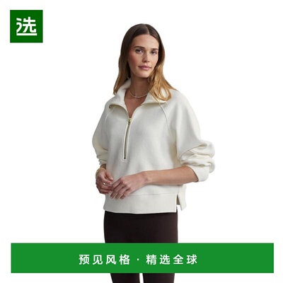 1h可退 【美国直邮】Varley Milano Half Zip Sweat 女士毛衣 半
