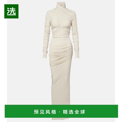 1h可退 香港直邮Entire Studios 女士 Gres 垂褶棉混纺睡裙