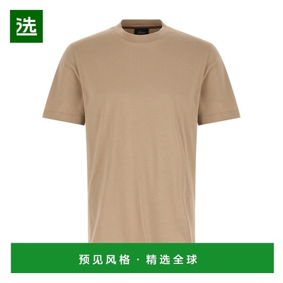 香港直邮BRIONI 男士T恤 UJSY0LOD6209595 SS2026 浅棕色 Carbona