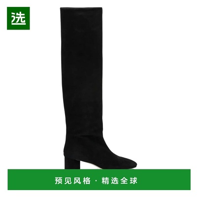 香港直邮AEYDE 女士靴子 WILLACOWSUEDELEATHER AW2025 黑色