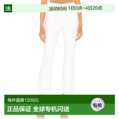 1h可退 香港直邮mother 女士 Hustler 及踝磨损牛仔裤 1117753
