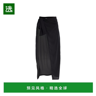 香港直邮BALMAIN 女士泳装 BKG4623200001 SS2025 黑色 Beach Par