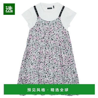欧洲直邮IKKS  COMPARSE 女童服装短连衣裙 XS30182-19-C