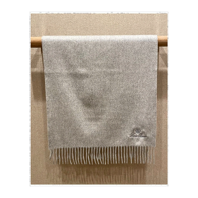 香港直邮Loro Piana 羊绒流苏围巾 FAO3774时正品【付后1h可退】