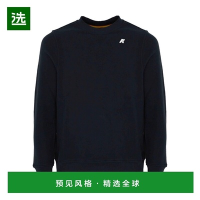 香港直邮K-WAY 男士针织衫 K8133GWK89 AW2025 蓝色 Cotton Sweat
