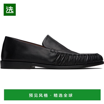 1h可退 香港直邮marsell 男士 黑色 Mocassino 乐福鞋 MM4651P010