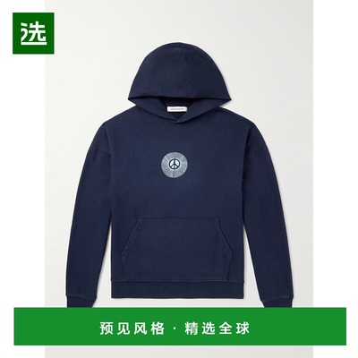 1h可退 District Vision 男士 California 徽标印花砂洗