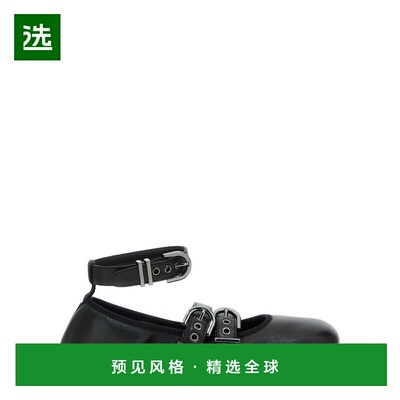 香港直邮STUART WEITZMAN 女士芭蕾乐福鞋 SE996BLK AW2023 黑色