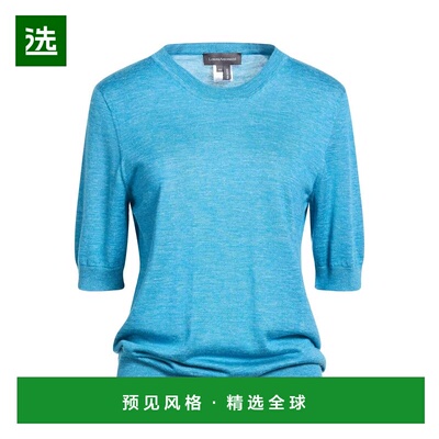 1h可退 香港直邮Lorena Antoniazzi 女士 毛衣 blue蓝色 舒适时尚