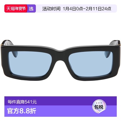 1h可退 香港直邮RETROSUPERFUTURE 男士 黑色 Notte 太阳镜 ONS