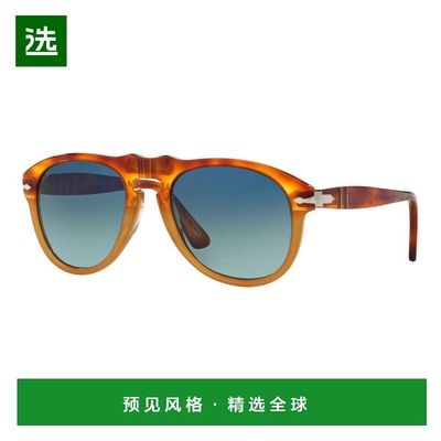 1h可退 香港直邮Persol 男士 徽标太阳镜 PO0649102 brown棕色 舒
