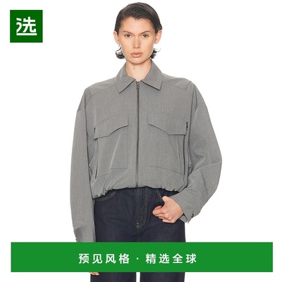 1h可退 香港直邮Staud 女士 Eugene 夹克 R25F8109TS 舒适时尚