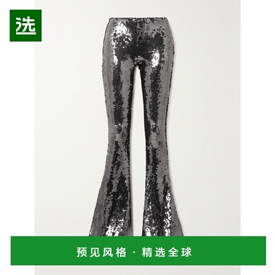 1h可退 香港直邮16arlington 女士 Koro 亮片绢网喇叭裤 TR055PS2