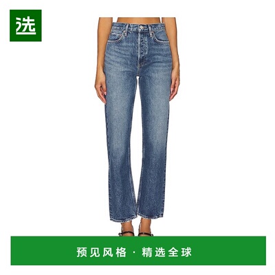 1h可退 香港直邮AGOLDE 女士 90s Pinch 束腰高腰直筒牛仔裤 A154