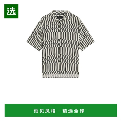 1h可退 香港直邮rag bone 瑞格布恩 男士 Dalton 印花衬衫 MBW25P