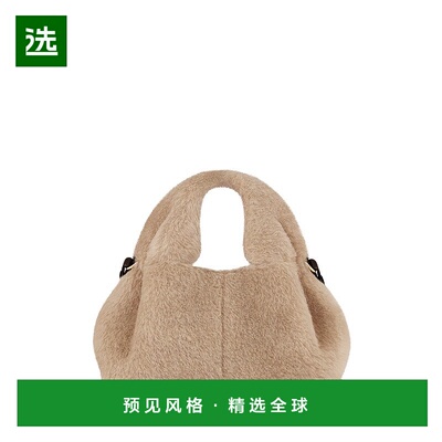 欧洲直邮POLENE Numéro Neuf Mini女士驼色羊驼毛/棉斜挎包