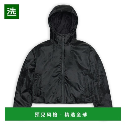 1h可退 香港直邮RAINS 男士户外冲锋衣 0023426COAL CO 黑色