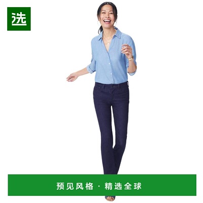1h可退 【美国直邮】NYDJ|Sheri Slim 在 Rinse牛仔裤直筒裤