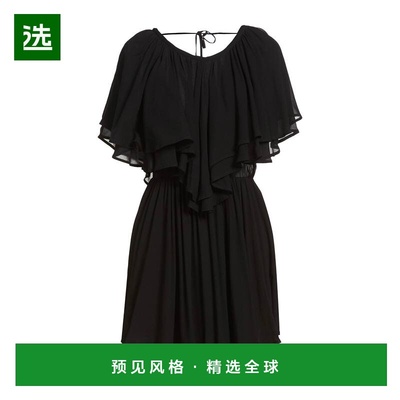 1h可退 香港直邮Dondup 女士 短款连衣裙 black黑色 舒适时尚