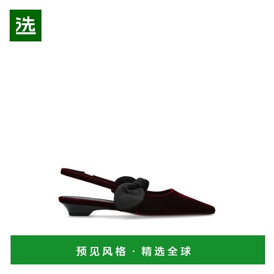 香港直邮NEOUS 女士芭蕾乐福鞋 00460V09G01UBAVELVETGROSGRAINBU