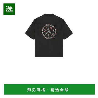 1h可退 香港直邮Allsaints 男士 Fungi 衬衫 M057SD black黑色 舒