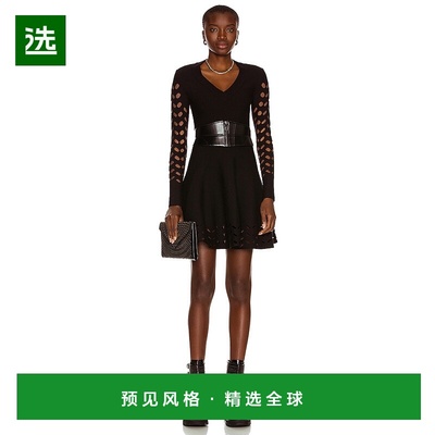 1h可退 香港直邮Alaïa 女士 长袖迷你连衣裙 AA9R2157CM643
