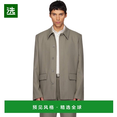 1h可退 香港直邮Rier 男士 灰色夹克 JKT34WVR