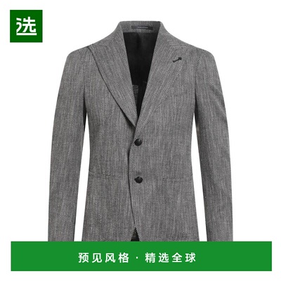 1h可退 香港直邮Tagliatore 男士 西装外套 black黑色 舒适时尚