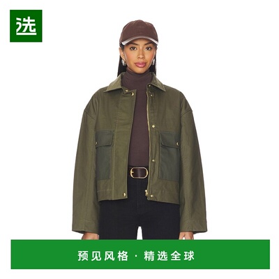 1h可退 香港直邮rag bone 瑞格布恩 女士 Nonie 2-1 棉质夹克 RA9